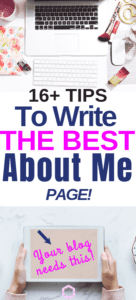 How To Write A Strong About Me Page For Your Blog - Everything Abode