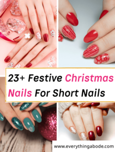 23+ Gorgeous Christmas Nails For Short Nails - Everything Abode