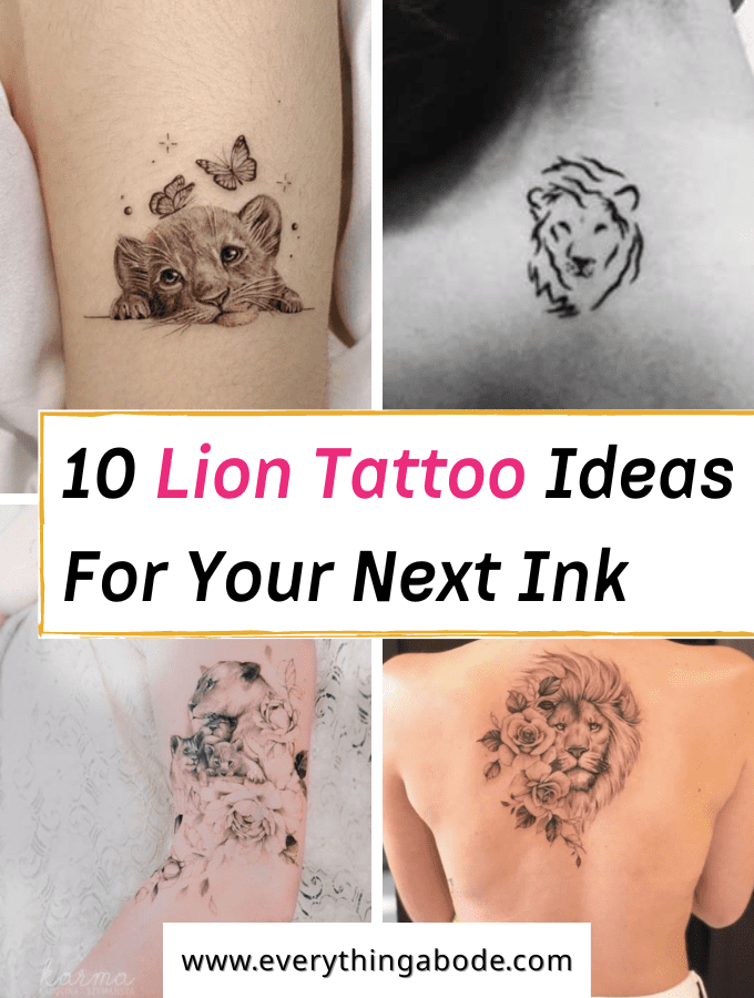 10 Lion Tattoo Ideas to Give You Inspiration for Your Next Ink ...