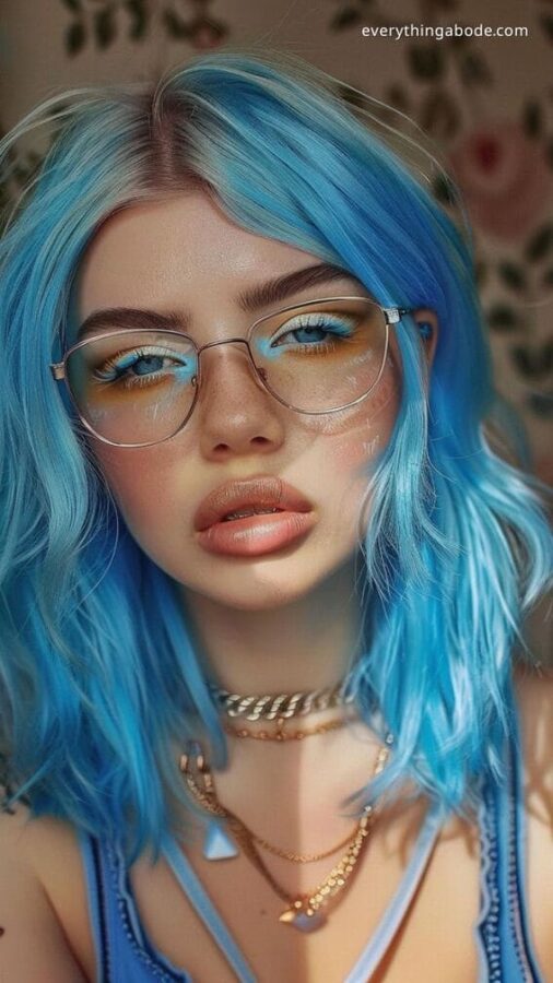 42 Blue Hairstyle Ideas You Have to Copy For Summer - Everything Abode