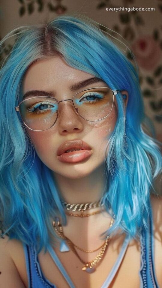 42 Blue Hairstyle Ideas You Have to Copy For Summer - Everything Abode