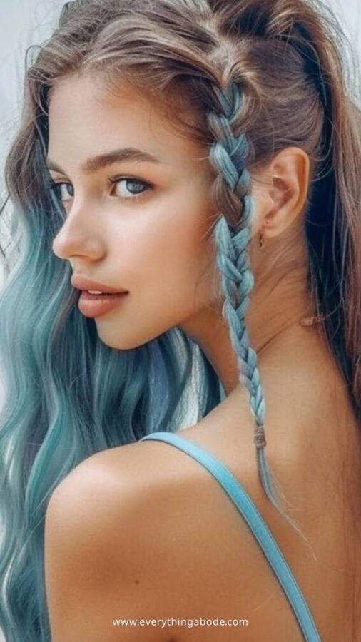 42 Blue Hairstyle Ideas You Have to Copy For Summer - Everything Abode