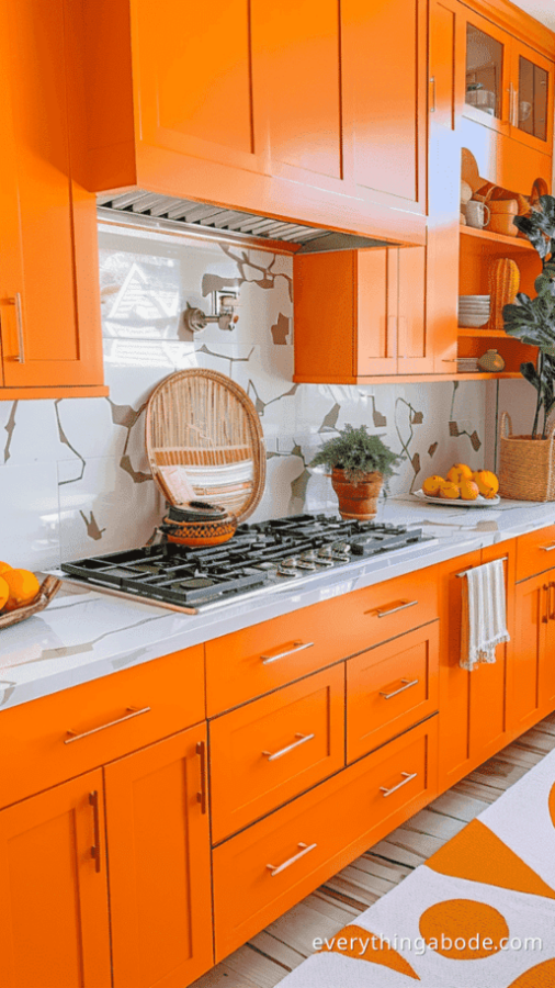 50+ Orange Kitchen Ideas to Get You Inspired - Everything Abode