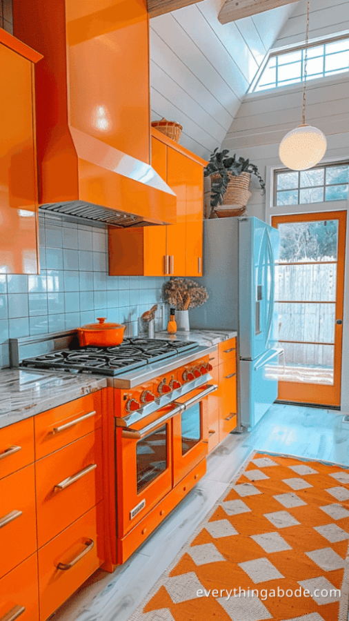 50+ Orange Kitchen Ideas to Get You Inspired - Everything Abode