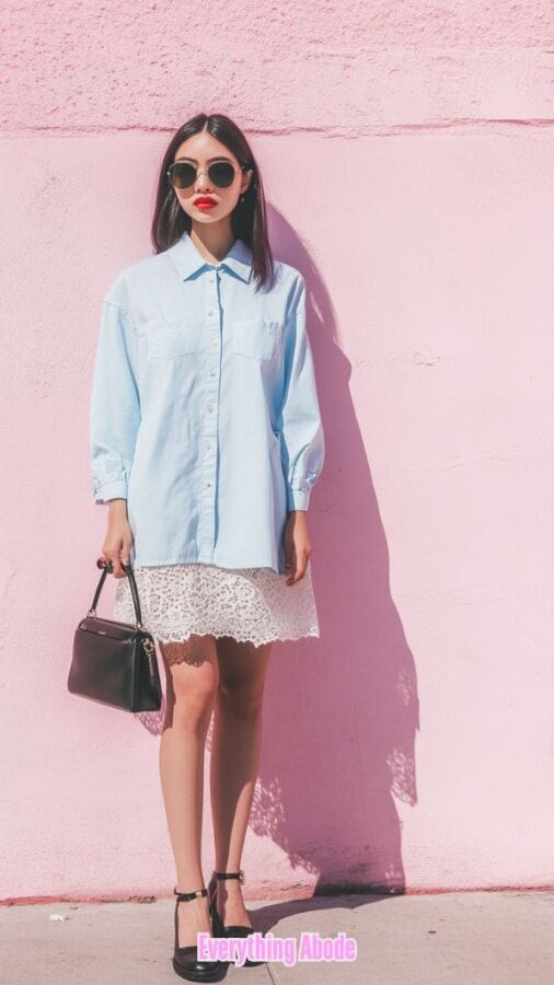 16 Cool Ways To Style An Oversized Shirt - Everything Abode