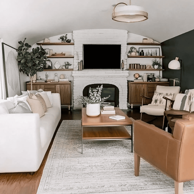 40+ Stylish and Cool TV Wall Decor Ideas - Everything Abode