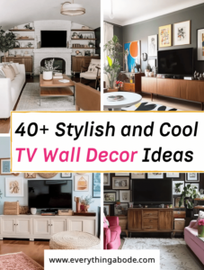 40+ Stylish and Cool TV Wall Decor Ideas - Everything Abode