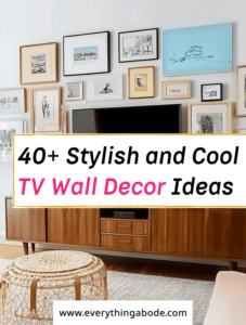 40+ Stylish and Cool TV Wall Decor Ideas - Everything Abode