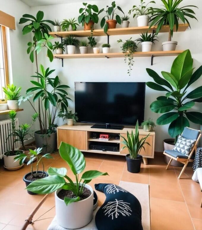 40+ Stylish and Cool TV Wall Decor Ideas - Everything Abode