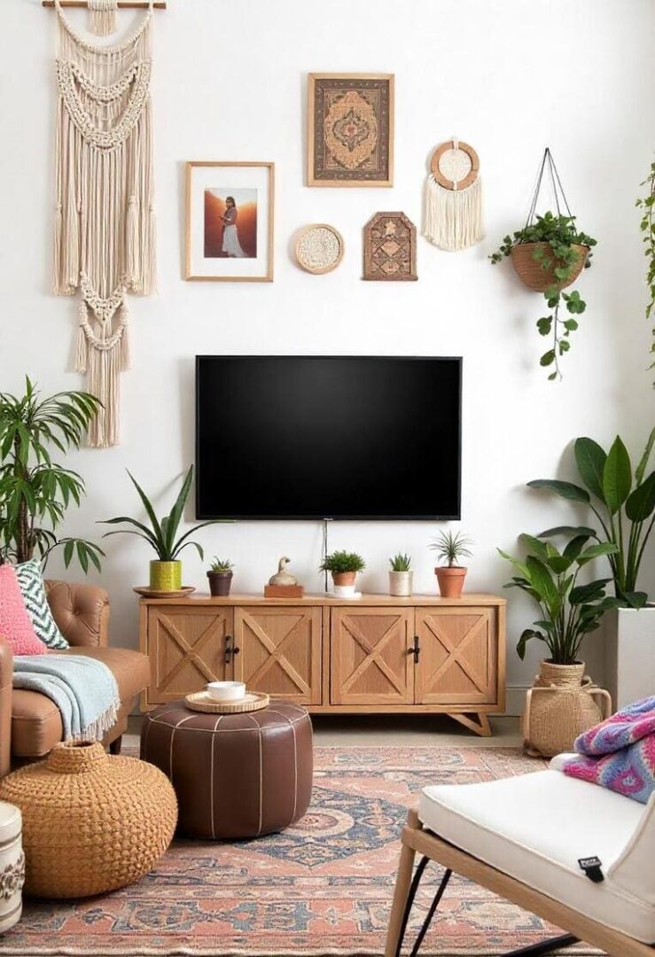40+ Stylish and Cool TV Wall Decor Ideas - Everything Abode