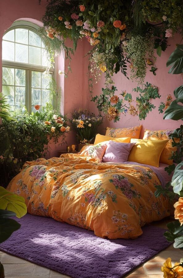 How to Design a Botanical Bedroom for a Calm and Refreshing Space ...