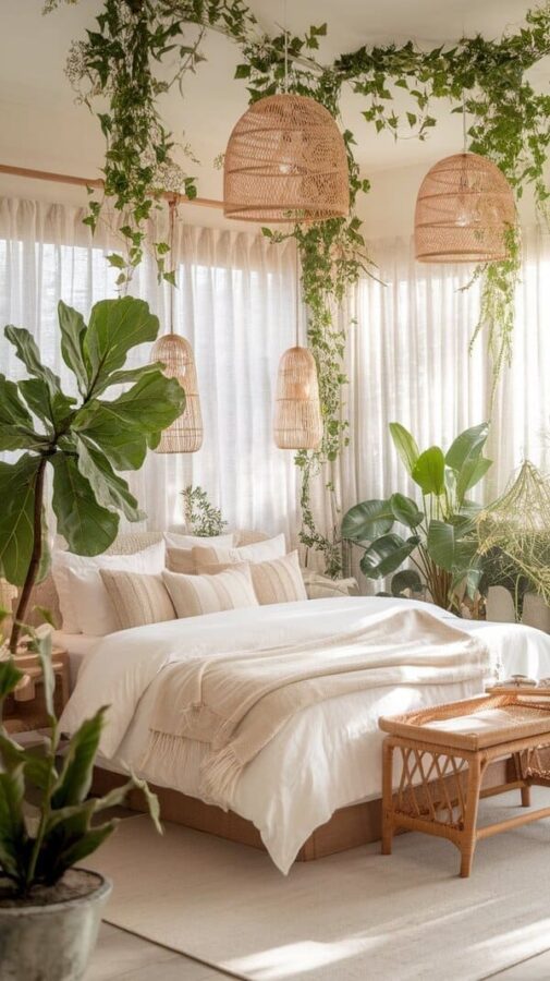 How to Design a Botanical Bedroom for a Calm and Refreshing Space ...