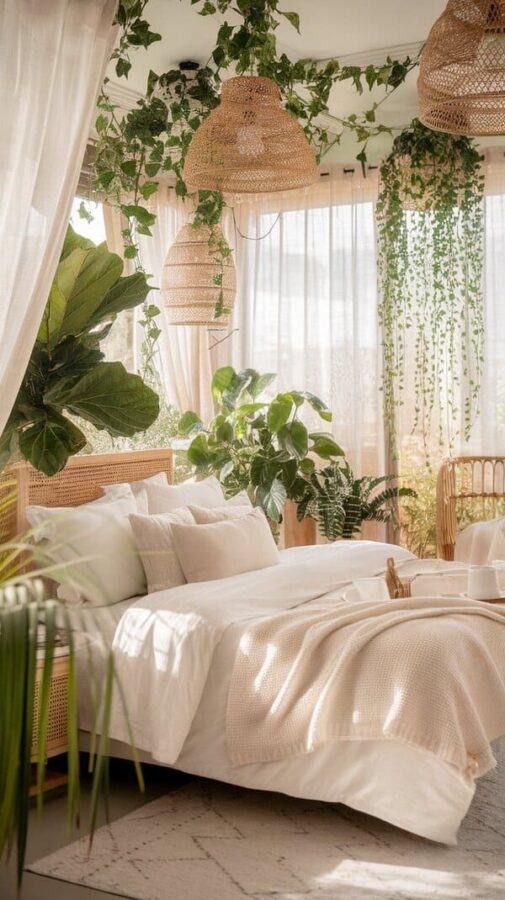 How to Design a Botanical Bedroom for a Calm and Refreshing Space ...