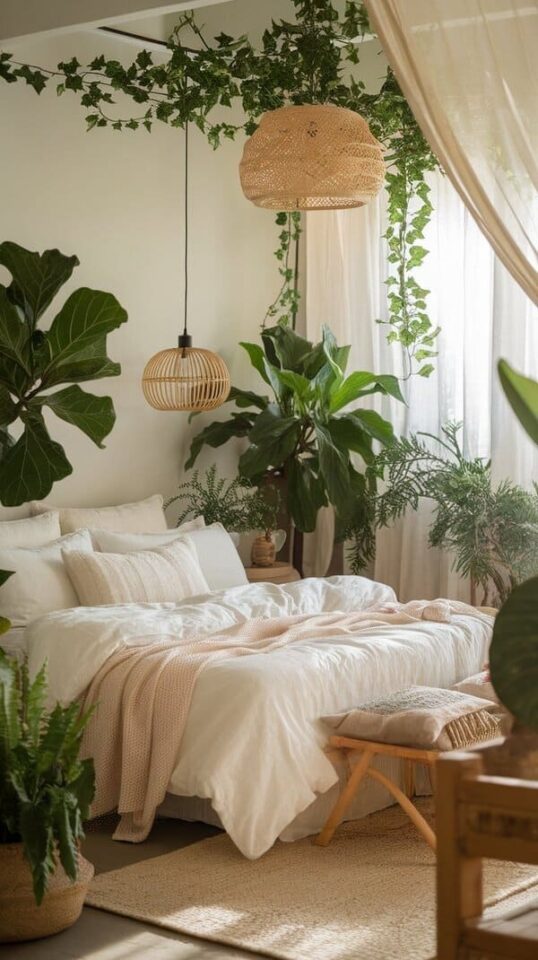 How to Design a Botanical Bedroom for a Calm and Refreshing Space ...
