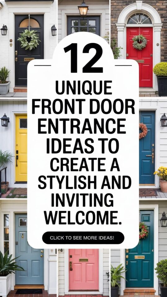 Stylish Front Door Entrance Ideas to Create an Inviting Welcome ...