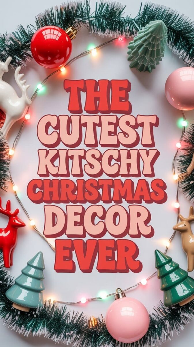 The BEST Kitschy Christmas Ideas You Will Love This Year - Everything Abode