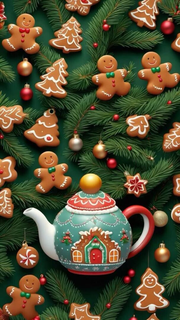 Classic Red and Green Christmas Phone Wallpaper Ideas - Everything Abode