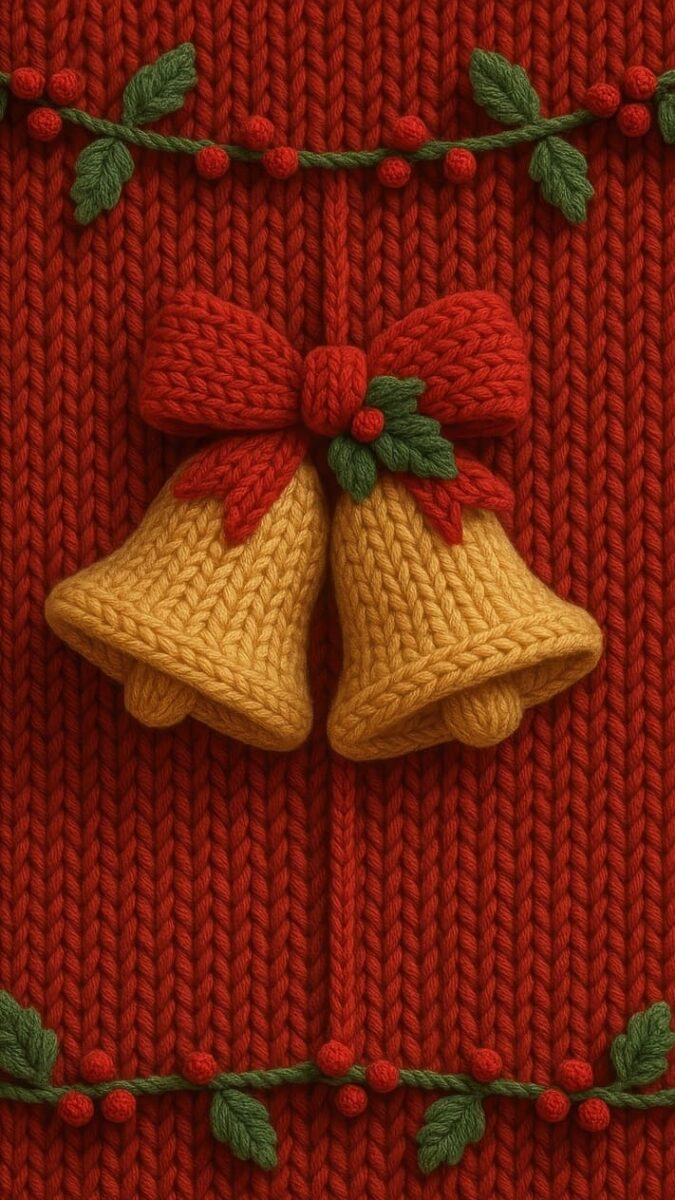 Classic Red and Green Christmas Phone Wallpaper Ideas - Everything Abode