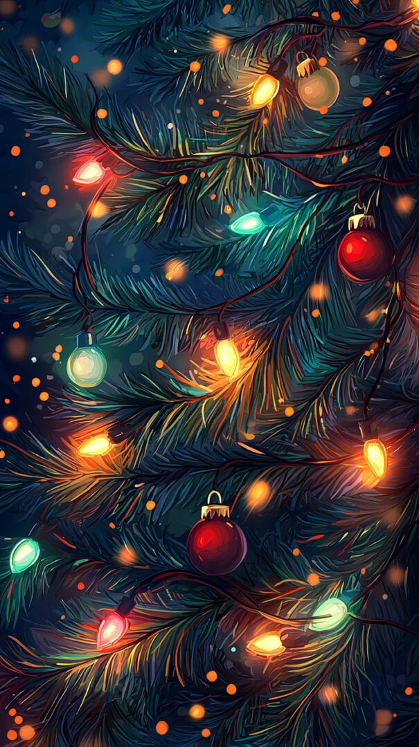 Classic Red and Green Christmas Phone Wallpaper Ideas - Everything Abode