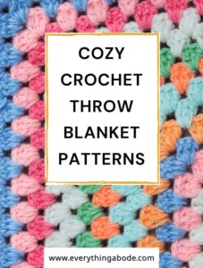 7 Crochet Throw Blanket Free Patterns For All Levels and Beginners ...